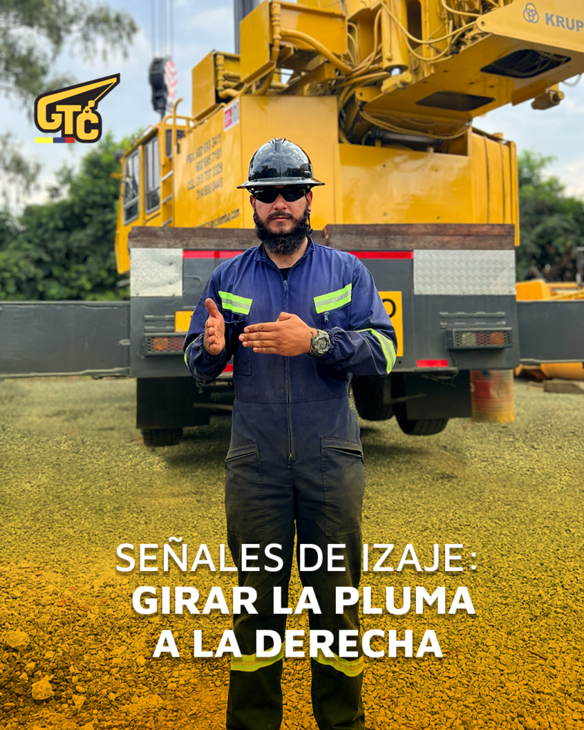 Señales de izaje - Grúas Telescópicas de Colombia